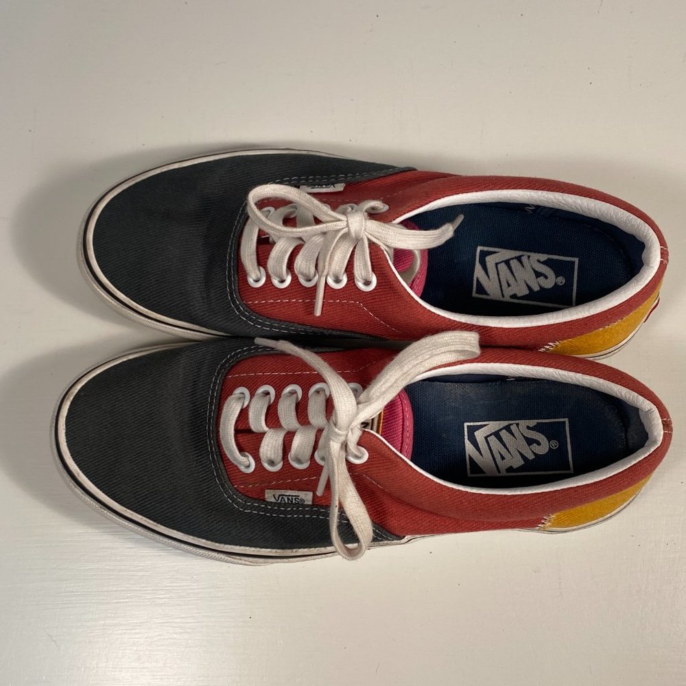 Vans City Campus Color Block Sneakers Women Size 9 - Gem